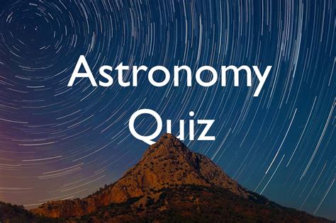 Astronomy Quiz BOOKENDS