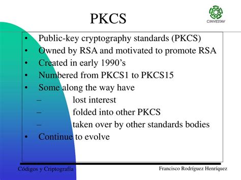PPT PKCS Public Key Cryptography Standards PowerPoint Presentation ID