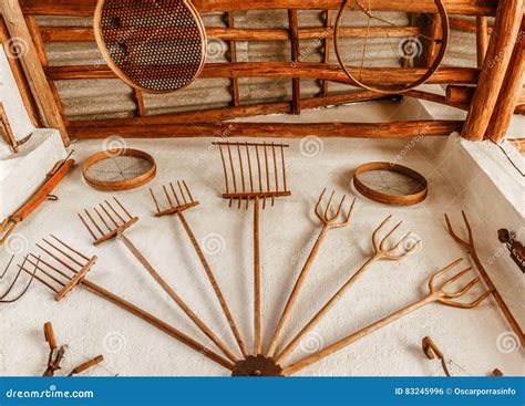 Old Farm Implements Stock Image 108356611