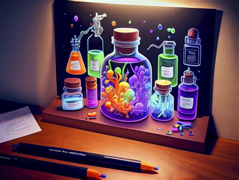 Research Laboratory Generative Ai Illustration Stock Illustration
