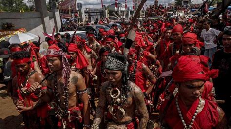 5 Tradisi Unik Suku Dayak Tak Hanya Kuping Panjang