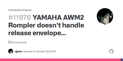 Yamaha Awm2 Rompler Doesnt Handle Release Envelope Correctly · Issue