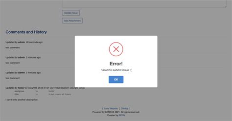 Issuetracker Error Given When Updating Issue · Issue 7846 · Aces