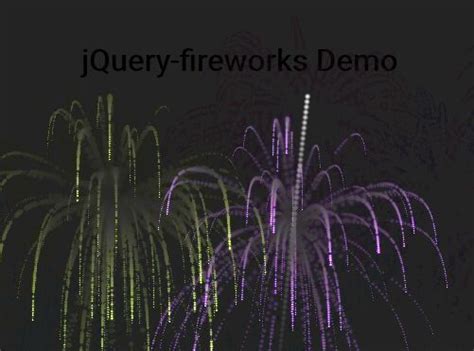 Realistic Fireworks Animations Using Jquery And Canvas Fireworksjs
