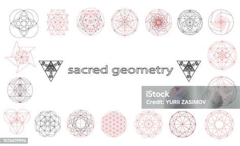 신성한 기하학 기호 및 Signes 벡터 일러스트입니다 Hipster 문신입니다 생활 상징의 꽃입니다 T 셔츠에 대한 스톡 벡터 아트 및 기타 이미지 Istock