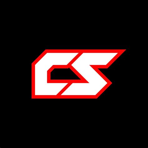 Cs Logo Design Initial Cs Letter Design With Sci Fi Style Cs Logo For Game Esport Technology