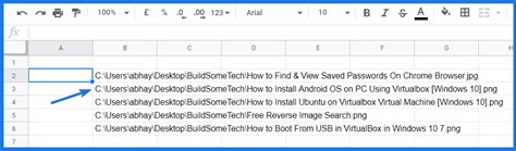 how to copy folder names into excel spreadsheet design talk