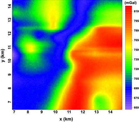 Theoretical Gravity Anomalies Added Noise Download Scientific Diagram
