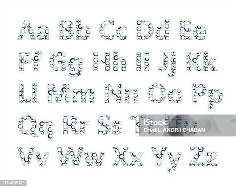 검은 색 스텐실 알파벳 글꼴 템플릿입니다 빈티지 문자와 숫자 스탬프 디자인 벡터 그림입니다 검은색에 대한 스톡 벡터 아트 및 기타 이미지 Istock