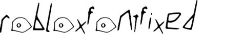 Roblox Fonts Download 4 Free Styles FontSpace