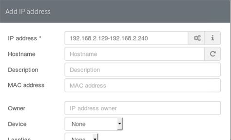 Why Do I Get Invalid Ip Address Every Time I Want To Add An Ip Range Issue Phpipam