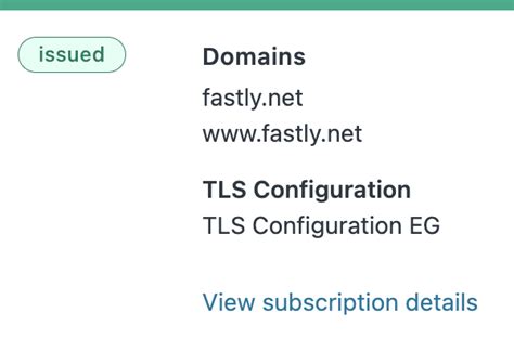 Setting Up Tls With Certificates Fastly Manages Fastly Documentation