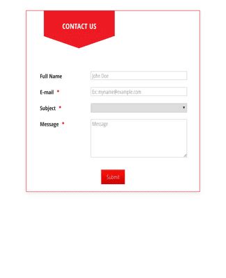 Responsive Contact Form Template Jotform