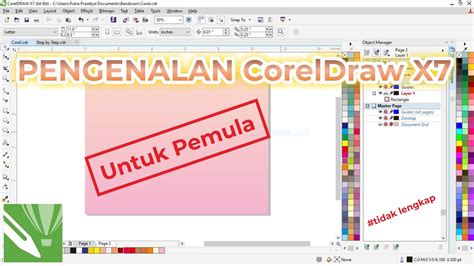 Tutorial Pengenalan CorelDraw X7 YouTube