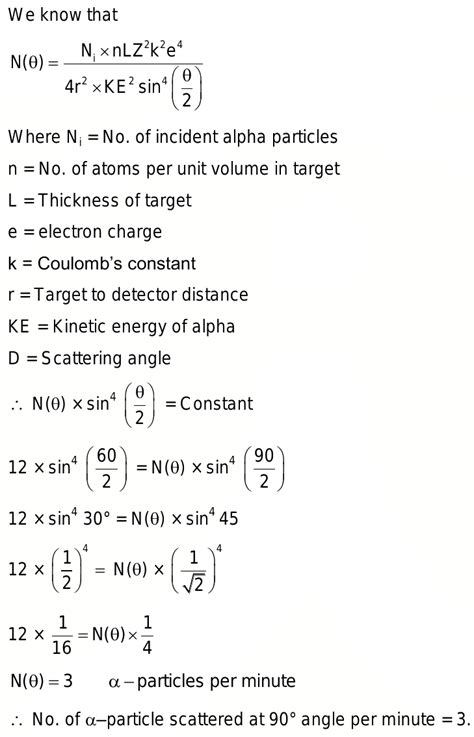 Rutherford Alpha Particle Scattering Experiment