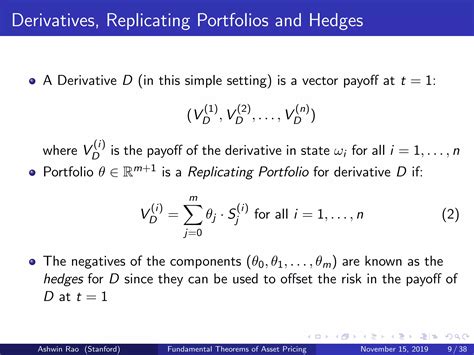 Fundamental Theorems Of Asset Pricing Pdf