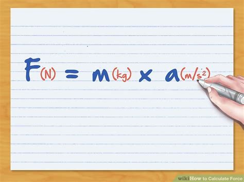 How To Calculate Force 6 Steps With Pictures WikiHow