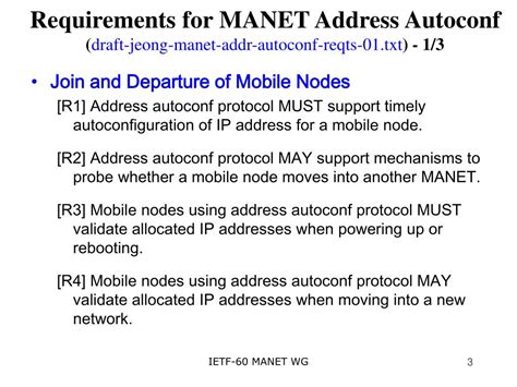 Ppt Requirements For Ad Hoc Ip Address Autoconfiguration Powerpoint Presentation Id7078632