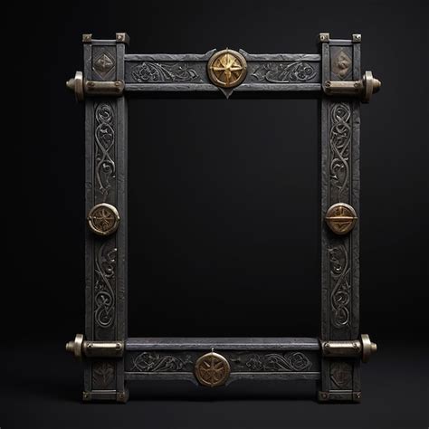 Medieval Gui Frame Premium Ai Generated Image