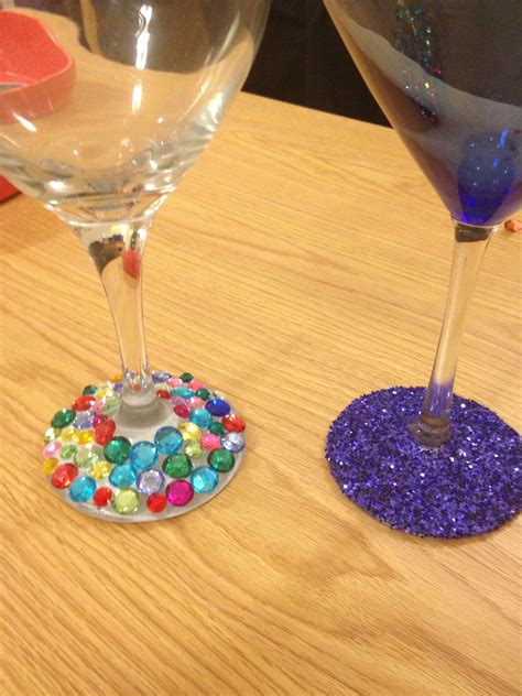 Bedazzled Glasses Beast Idea Tableware Arts And Crafts