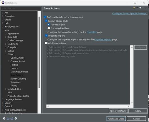Autocodeformattingineclipse Seleniumjava Testautomation