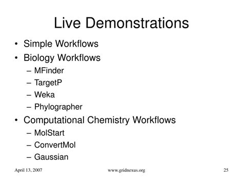 PPT GridNexus A Graphical User Interface For Grid Computing PowerPoint Presentation ID 461798