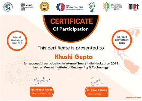 khushi gupta on linkedin sih hackathon