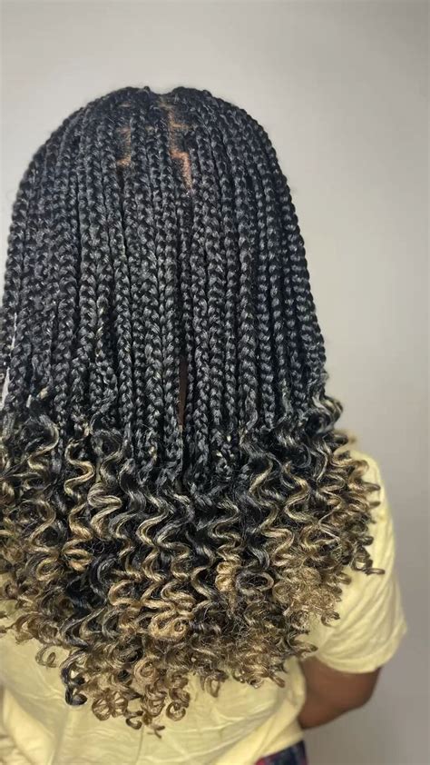Curls Tutorials How To Make Curls On Braids Using The Threading Method How To Curl Braids