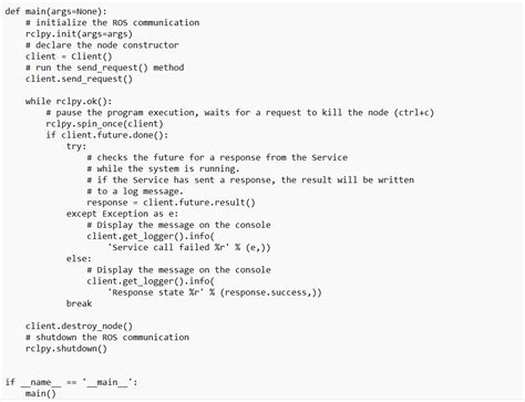 quiz 4 8 client code error message ros2 basics in 5 days humble