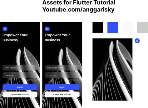 Business Login Mobile App Design Figma