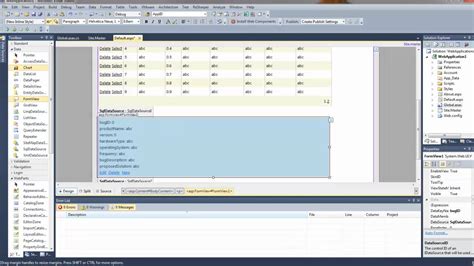 Cis430 Asp Linked Formview And Gridview From Sql C Youtube