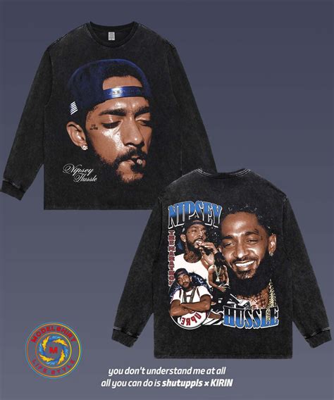Nipsey Hussle 232 Long Sleeve Shirt Model Shirt Store