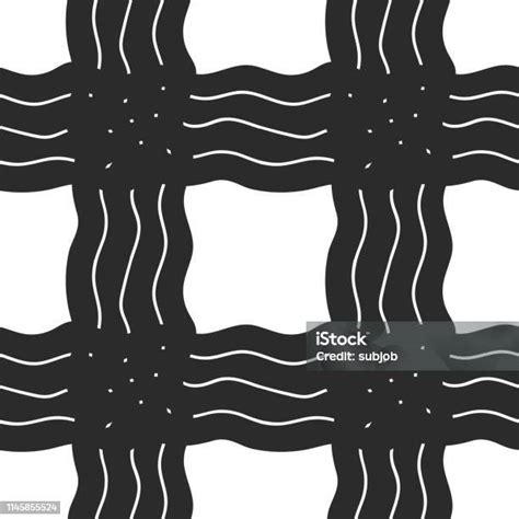 특이 한 정사각형 요소와 아름 다운 추상화입니다 교차 된 파도와 직선으로 배경입니다 벡터 일러스트 가리기에 대한 스톡 벡터 아트 및 기타 이미지 Istock