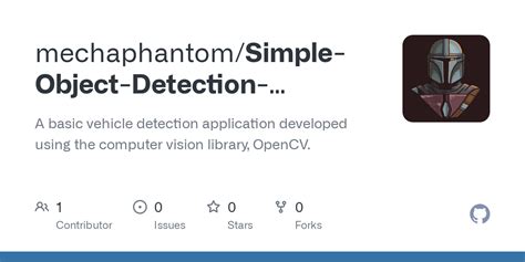 Github Mechaphantomsimple Object Detection Opencv A Basic Vehicle Detection Application