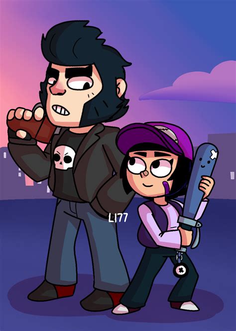 Young Bull And Bibi Brawl Stars By Lazuli177 On Deviantart