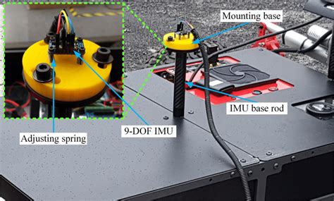 10 Adafruit 9 Dof Absolute Orientation Imu Sensor Is Mounted On A