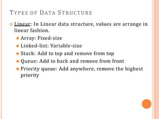 Lecture 1 Introduction To Data Structures And Algorithm Pptx