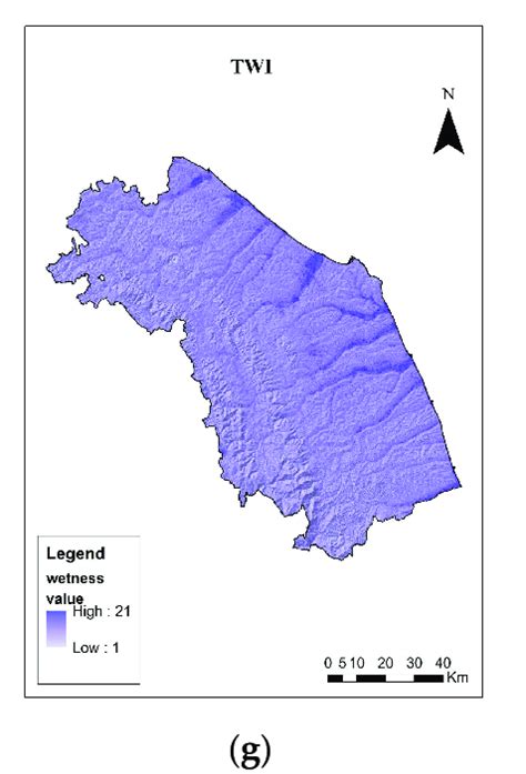 Maps Of Causal Factors A Slope B Aspect C Extreme