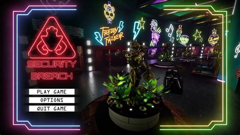 I Redesigned The Main Menu Of Security Breach R Fivenightsatfreddys