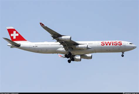 Hb Jmb Swiss Airbus A340 313 Photo By Unbeliverpool Id 1272189
