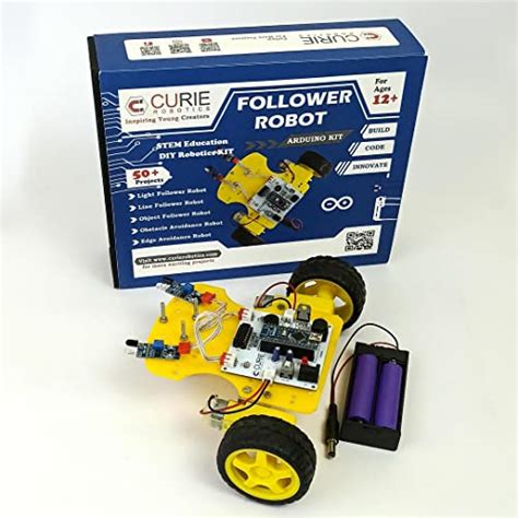 Curie Robotics Programmable Robot Acrylic Kit Learn Coding Live
