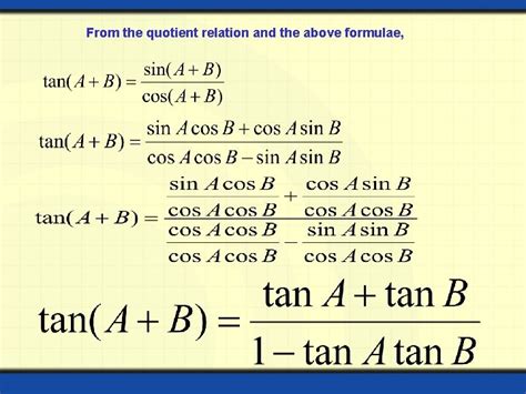 Compound Angle Formulae Sina B Draw A Horizontal