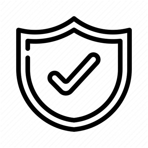 Shield Security Defense Protection Check Icon Download On Iconfinder