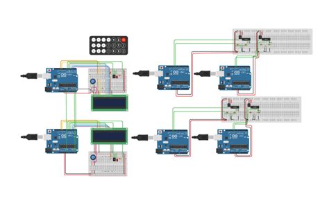 Circuit Design Auto Parking Tinkercad