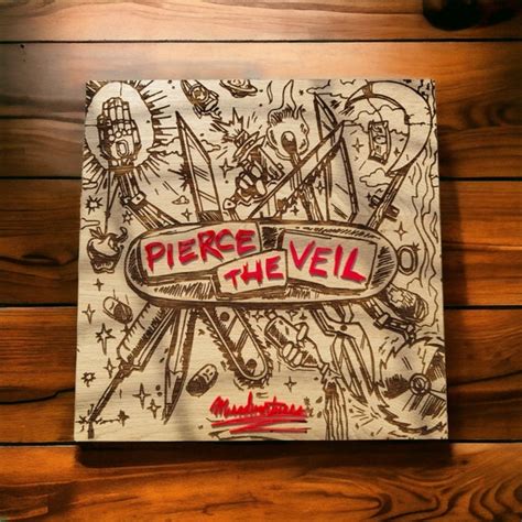 Pierce The Veil New Logo Pierce The Veil New Logo Maroon Camiseta