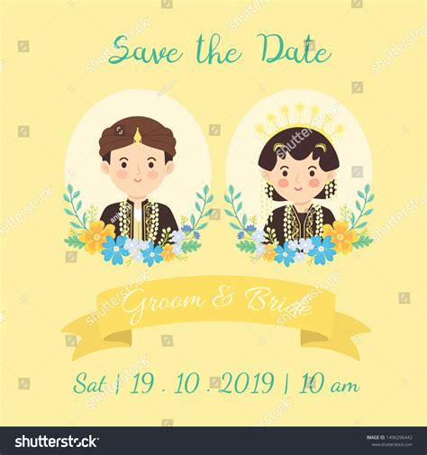 Cute Wedding Couple Central Java Over 68 Royalty Free Licensable Stock Vectors Vector Art