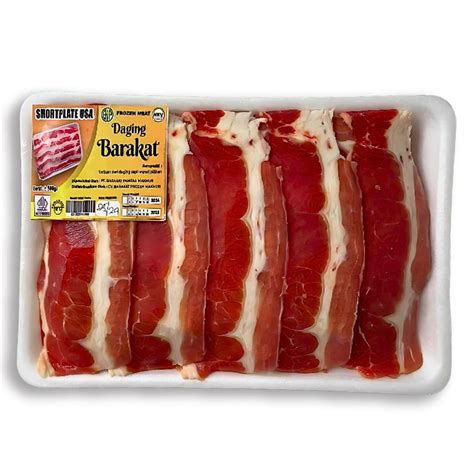 Daging Slice Shortplate Usa 500 Gr Pt Wildan Cahaya Asri