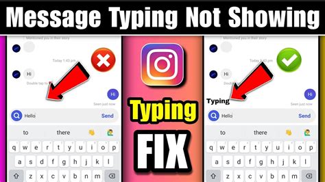 Instagram Typing Not Showing Instagram Message Typing Not Showing Instagram Typing Missing