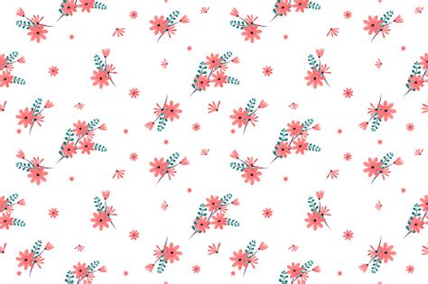 패브릭 섬유 난간 장식을 위한 플로럴 원활한 패턴 디자인 꽃 손 그리기 자연 식물 벽지 트렌드 컬러풀 한 장식품 인쇄 벡터