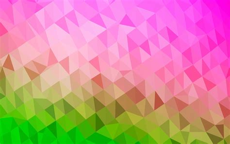 Light Pink Green Vector Polygon Abstract Background 12237518 Vector Art At Vecteezy